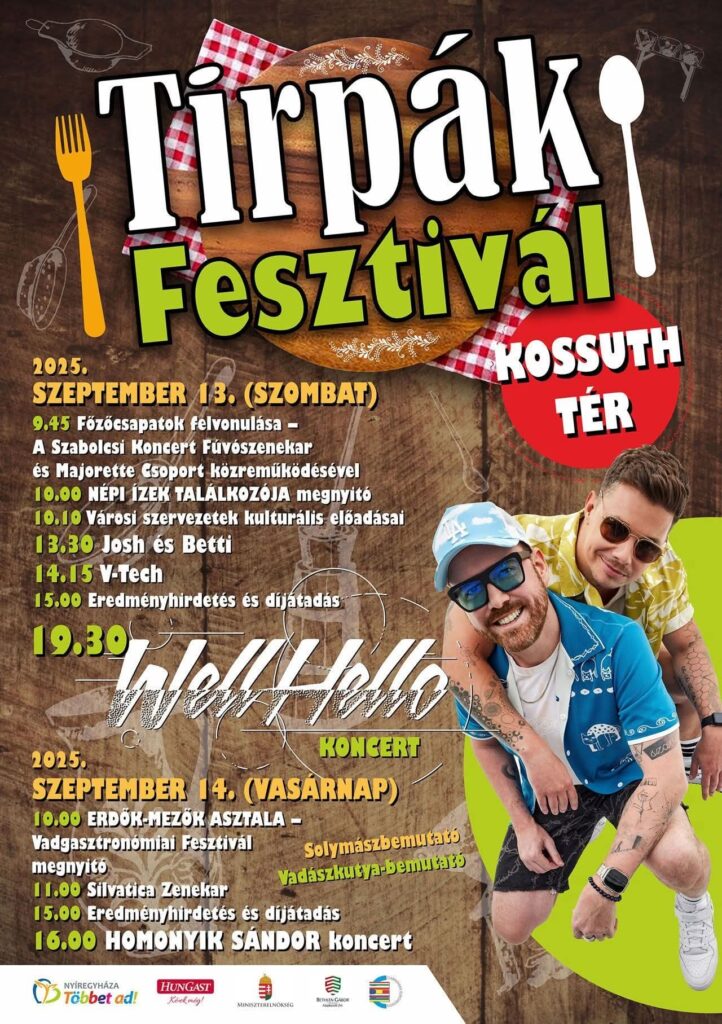 Nyíregyháza - Tirpák Fesztivál ingyenes koncertekkel - Ingyenes ...