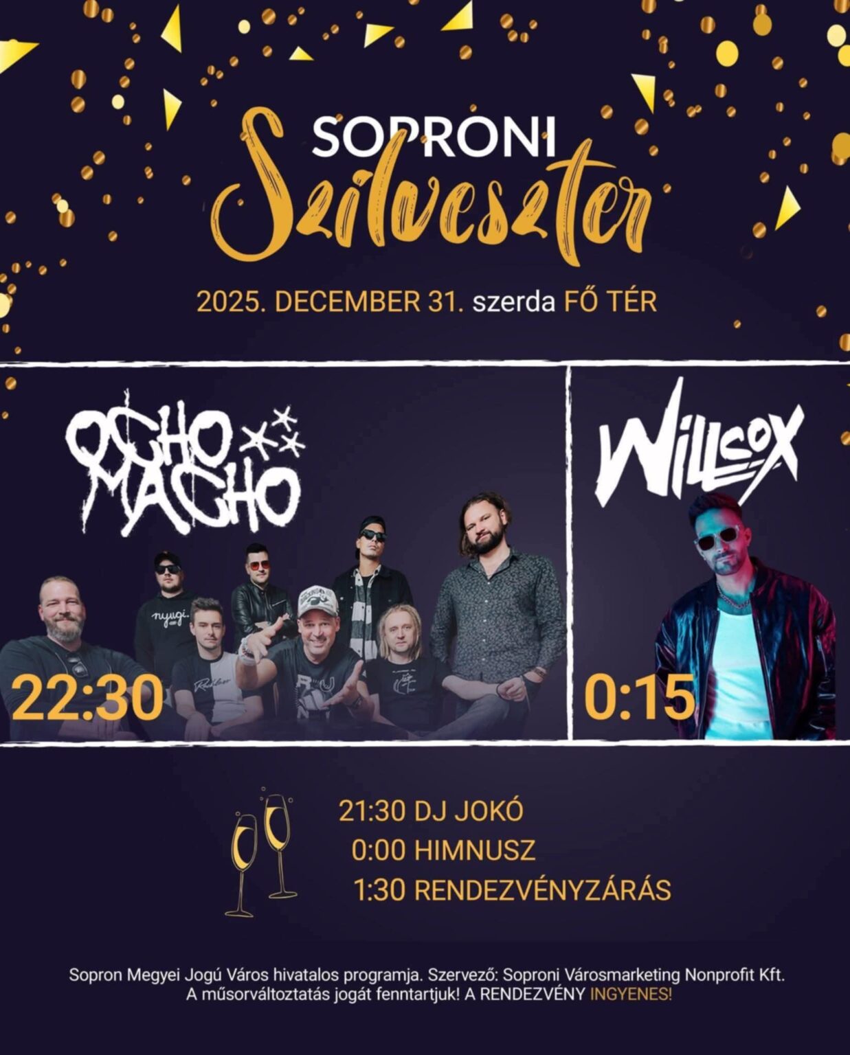 Sopron szilveszteri koncertek 2025 - Ingyenes Programok 2025 📅 ...